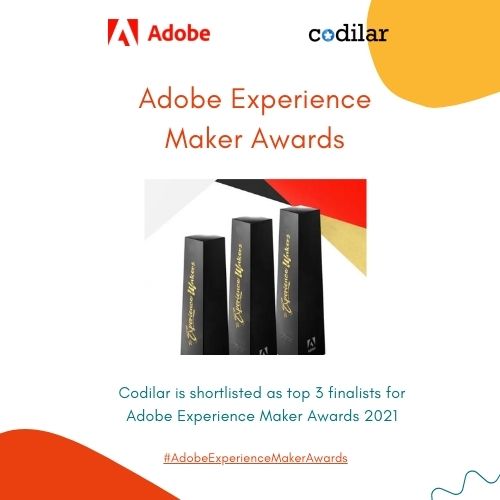 Codilar Makes It To Top Finalist For Adobe Experience Maker Awards 2021 | Codilar Technologies